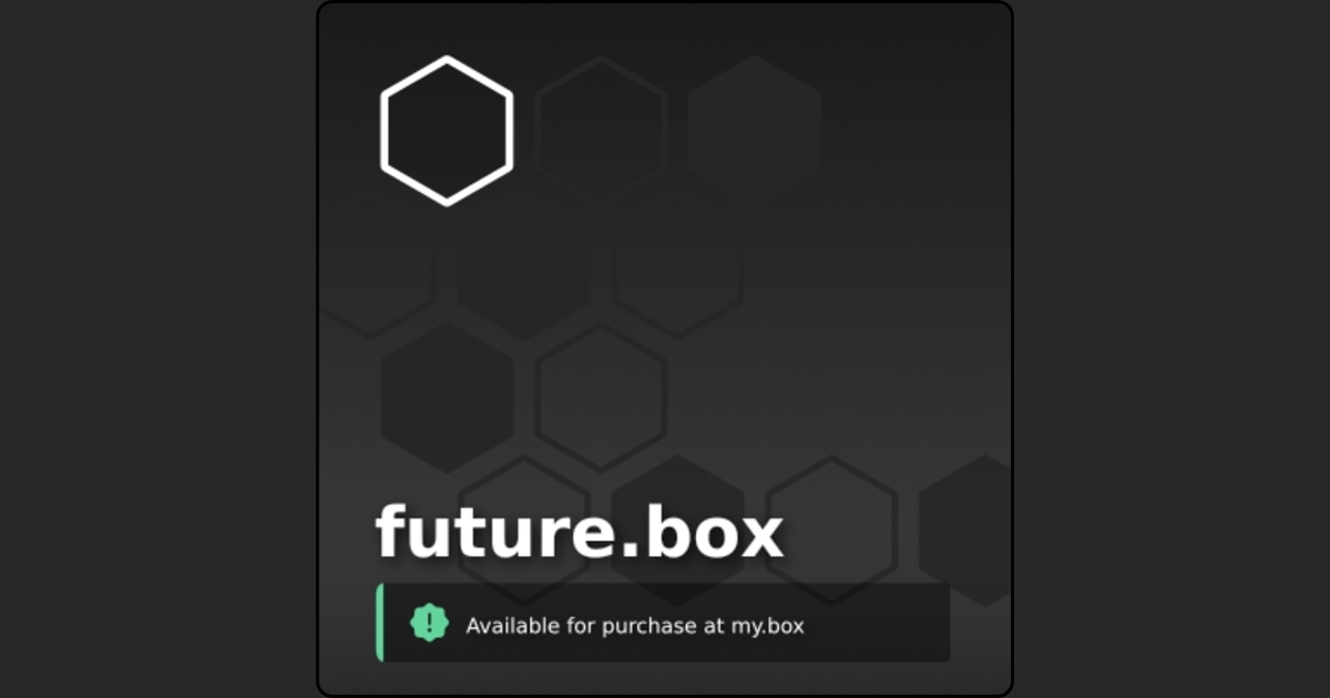 future.box - Profile | .box